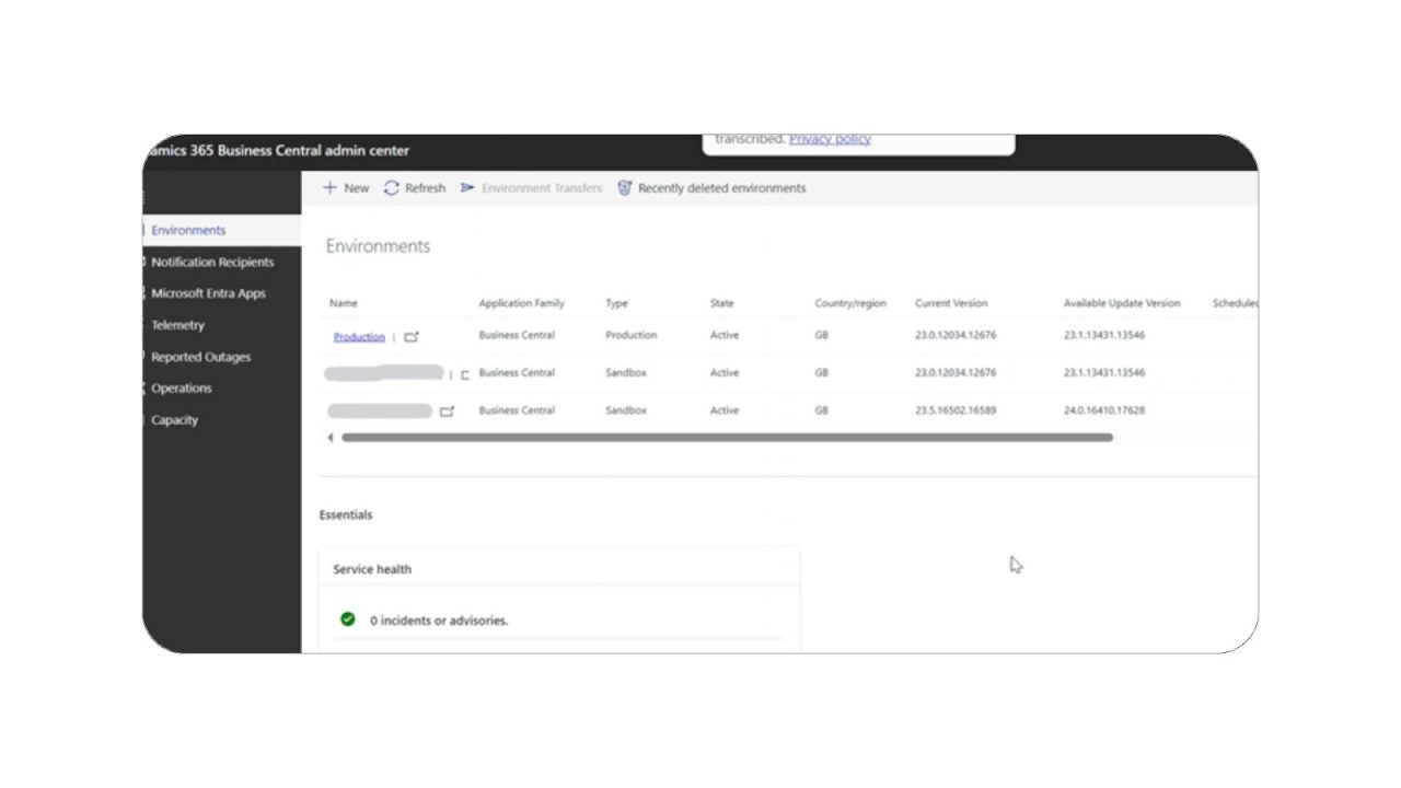 Business Central Update Notifications: How to Add or Remove Email Recipients? OSMOSYS